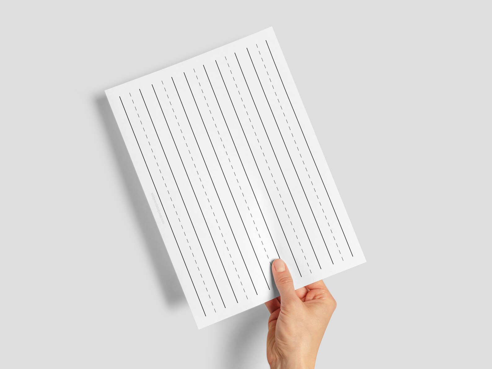 2 Printable Kindergarten Lined Handwriting Worksheets Spaced: Writing ...