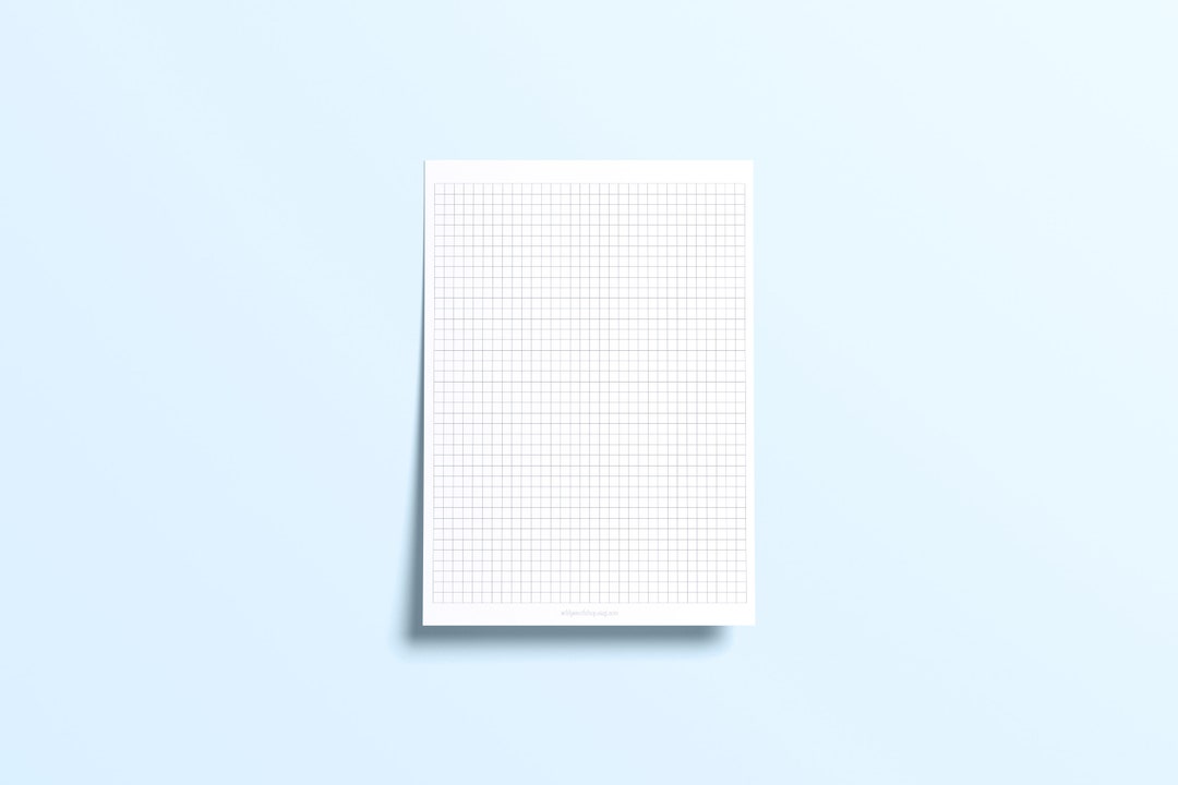 Printable Graph Paper, Half Inch and Quarter Inch Squares, Letter Size ...