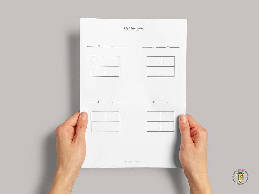 5th Grade Math Worksheets | Box Method & Partial Products ...