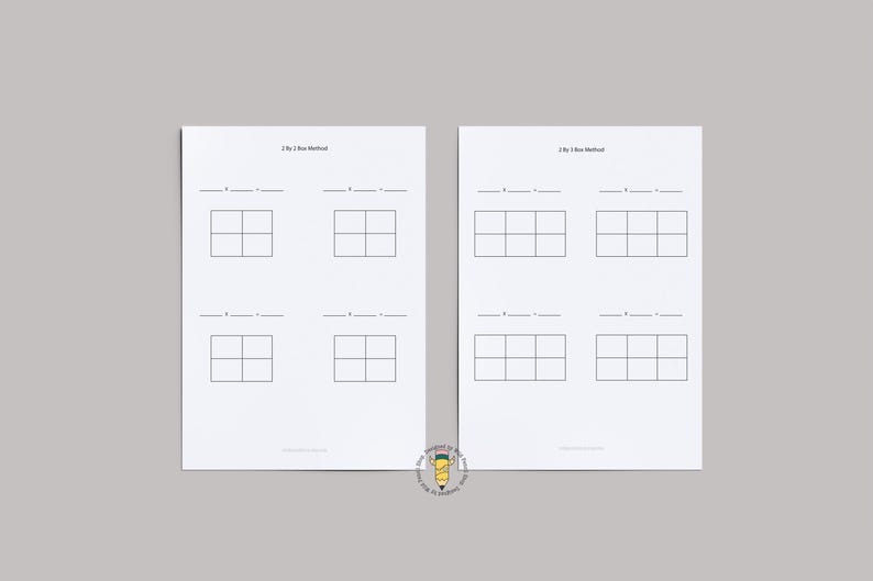 5th Grade Math Worksheets | Box Method & Partial Products ...