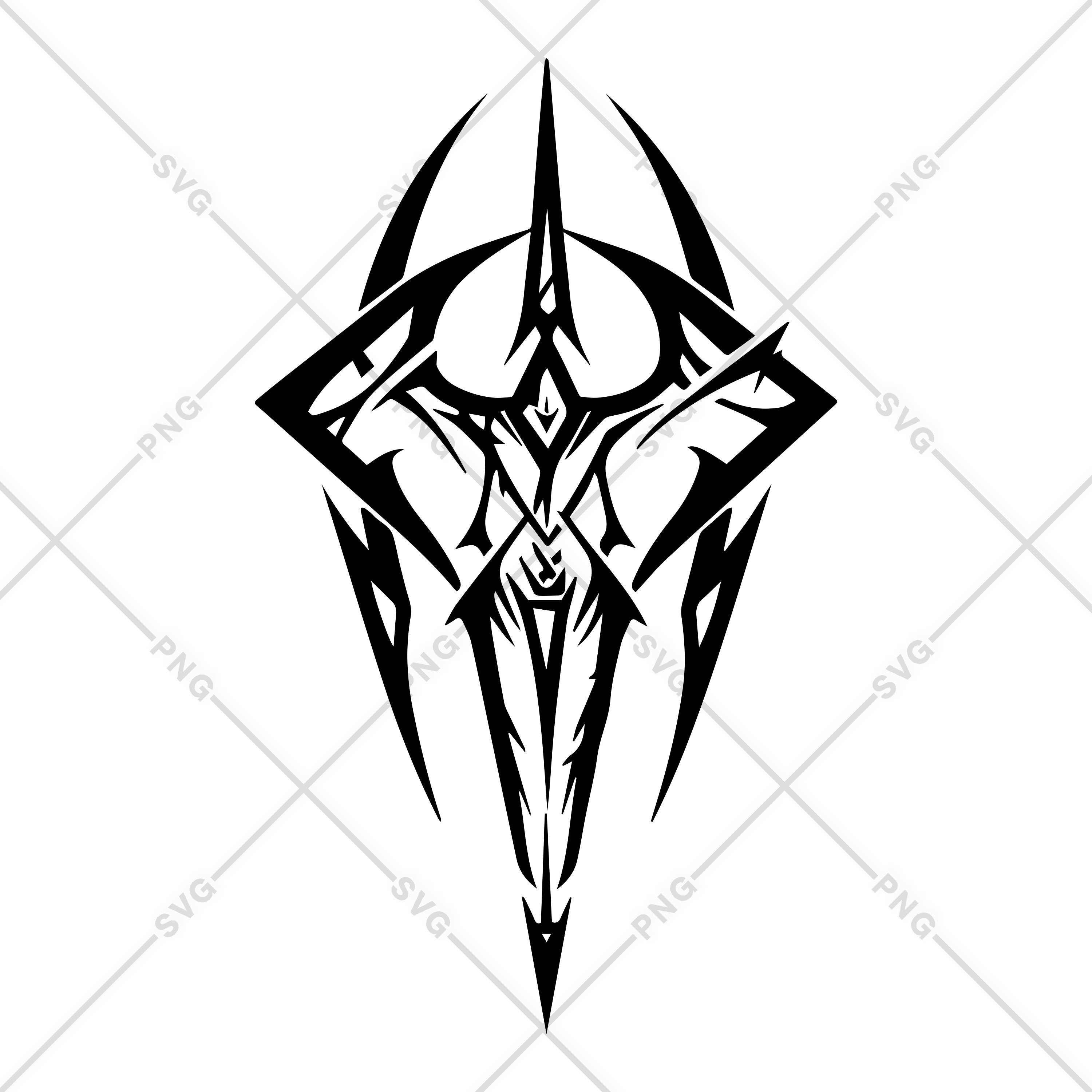Rogue Sigil Line Art Illustration | Digital Download | Vector | 02 - Etsy