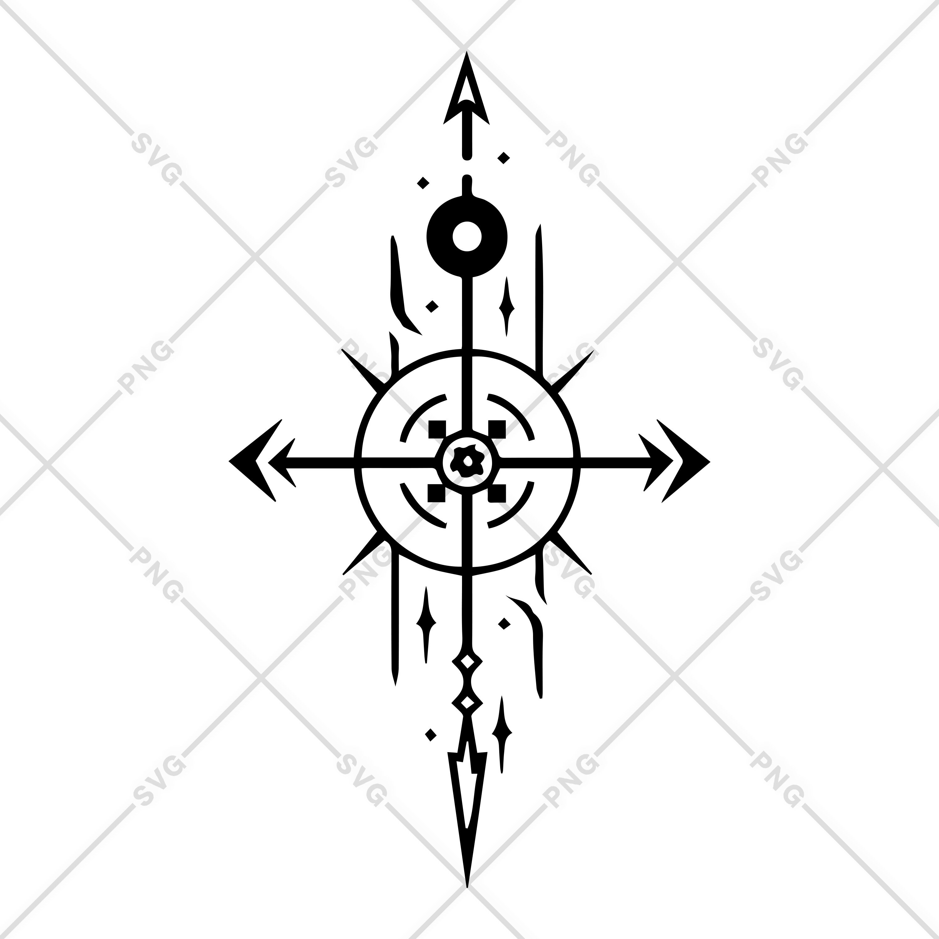 Ranger Sigil Line Art Illustration | Digital Download | Vector | 01 - Etsy