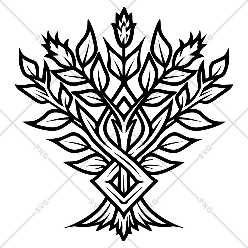 Druid Sigil Line Art Illustration | Digital Download | Vector | 01 ...