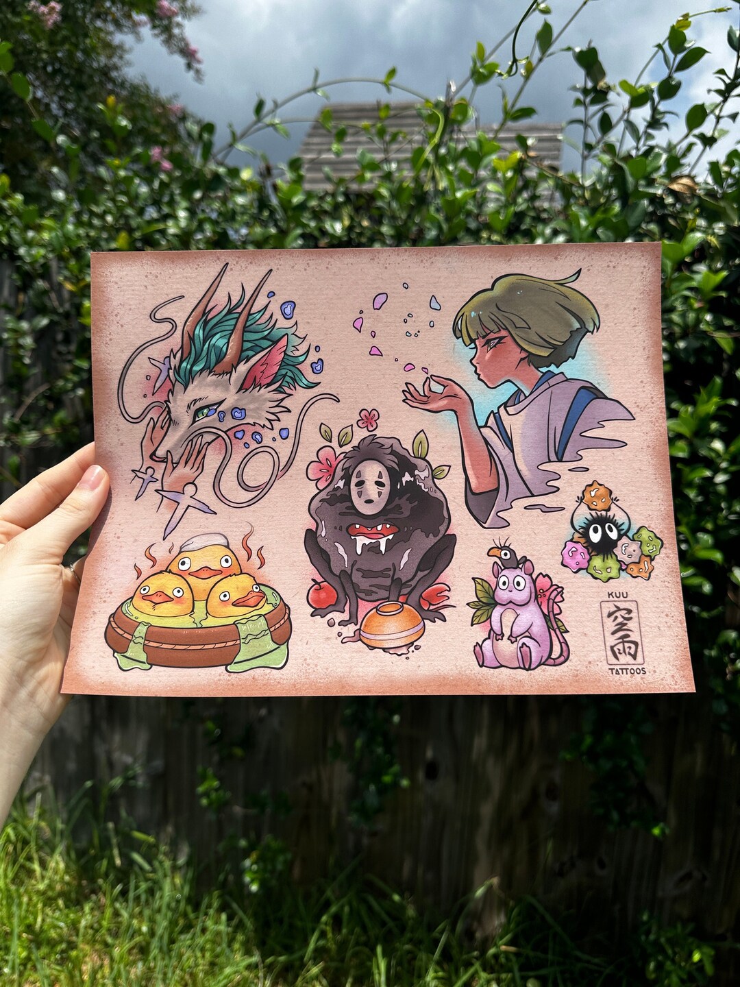 Art Print Spirited Away Flash - Etsy