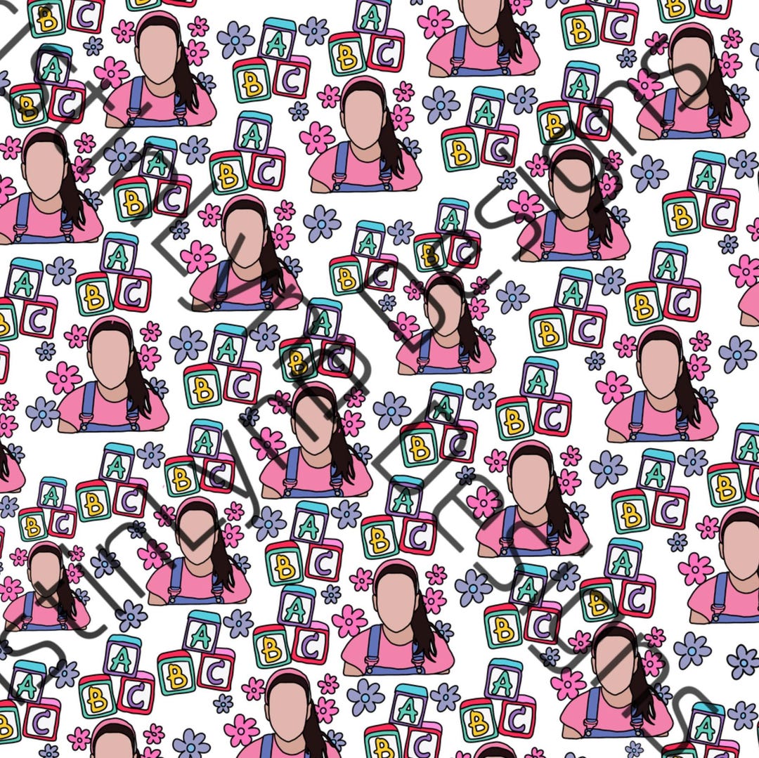 Mrs. Rachel Seamless Pattern File for Sublimation Custom Fabric Designs ...