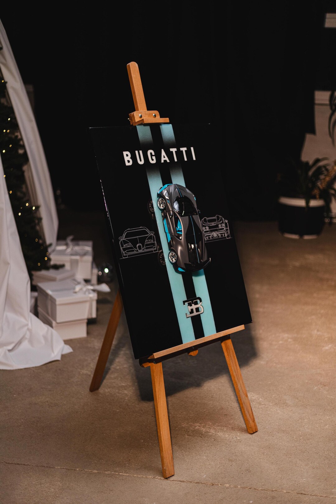 Bugatti Precision & Style , Frames 3D Object Bugatti , Premium Decor ...