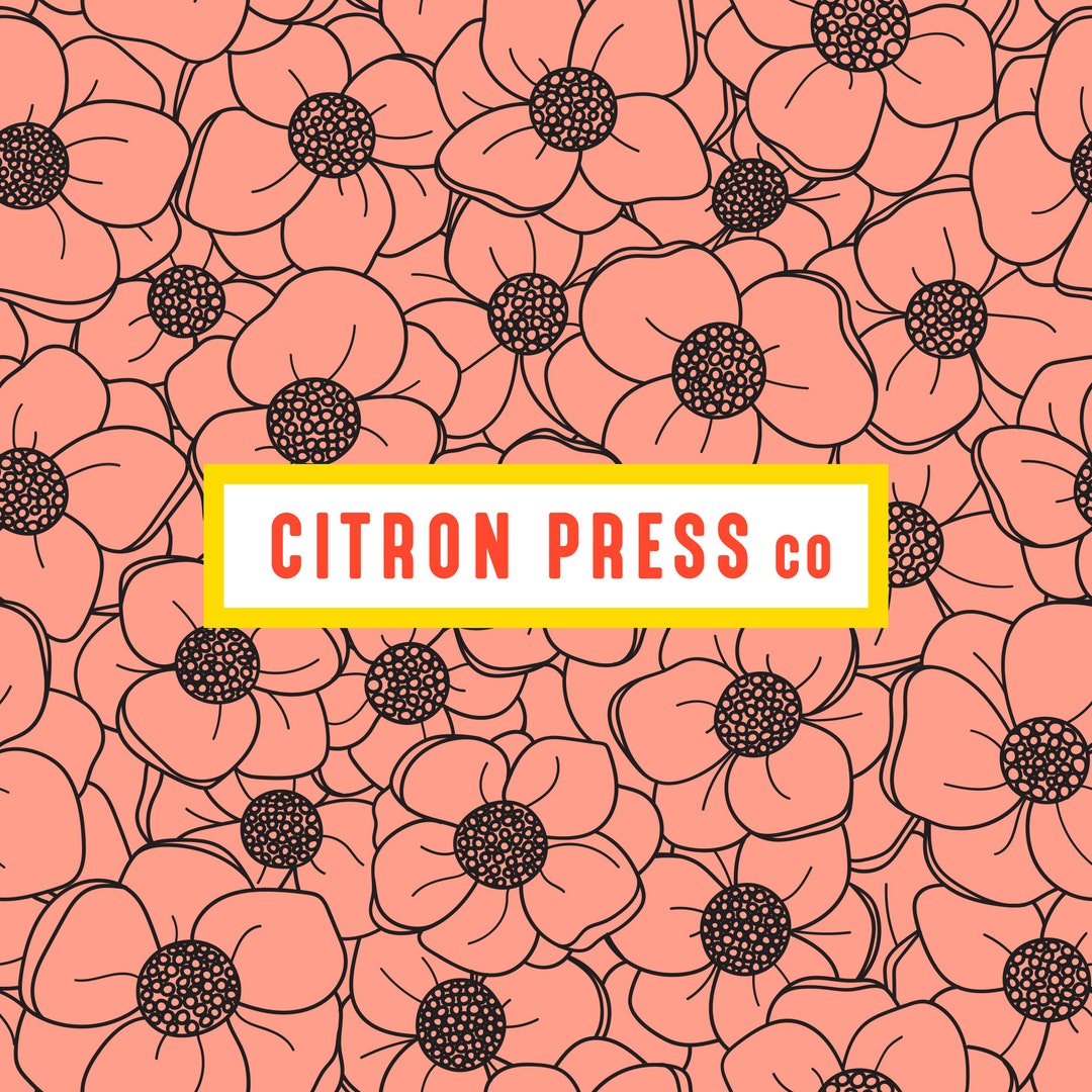 Floral Cottagecore Seamless Pattern for Fabric, Hand Drawn Floral PNG ...