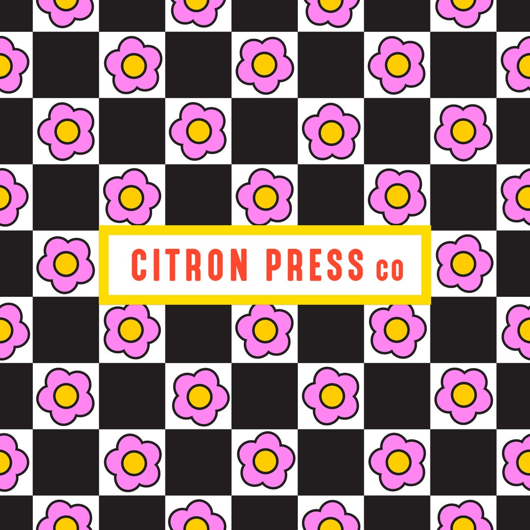 Girly Checkered Seamless File, 90s Seamless Pattern for Fabric Printing ...