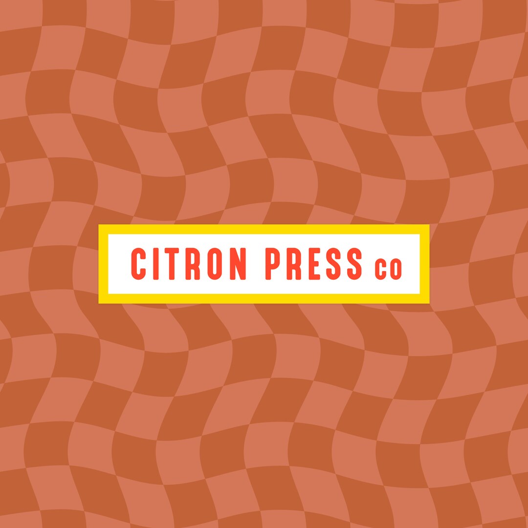 Retro Wavy Checkers Seamless Pattern for Fabric, Png and Jpg Files, Tan ...