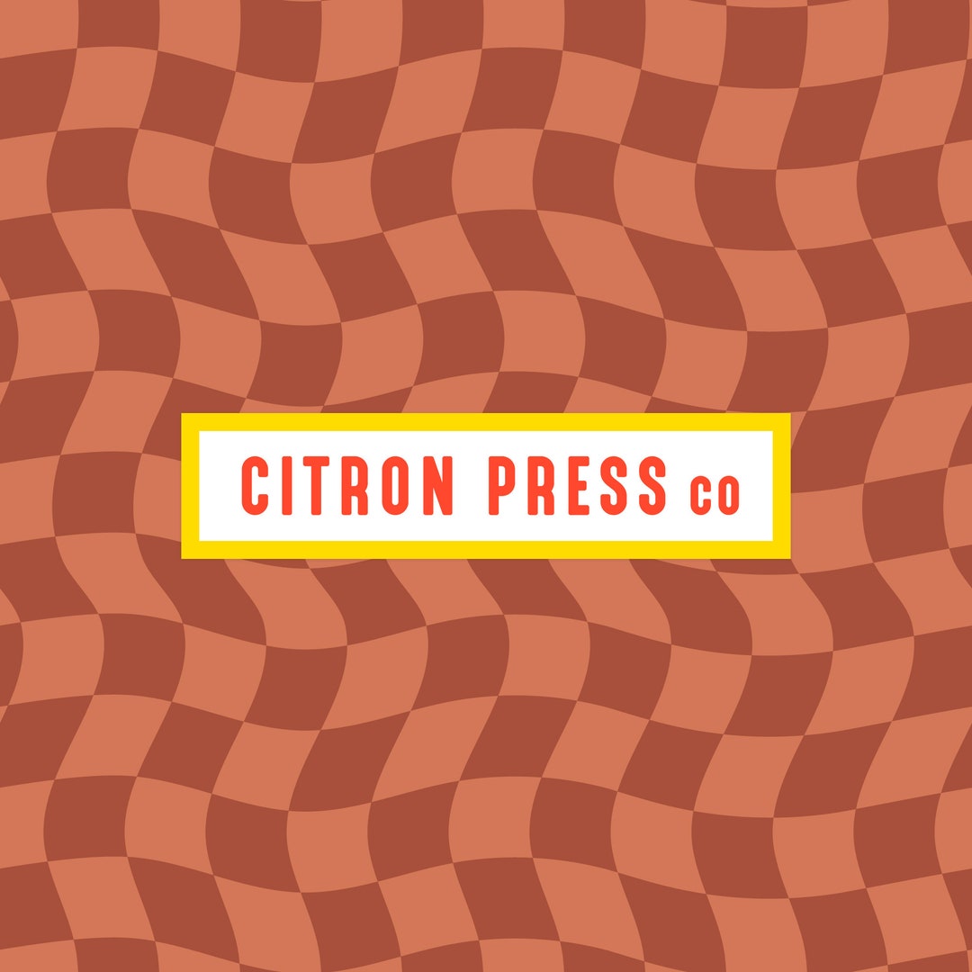 Retro Wavy Checkers Seamless Pattern for Fabric, Png and Jpg Files ...