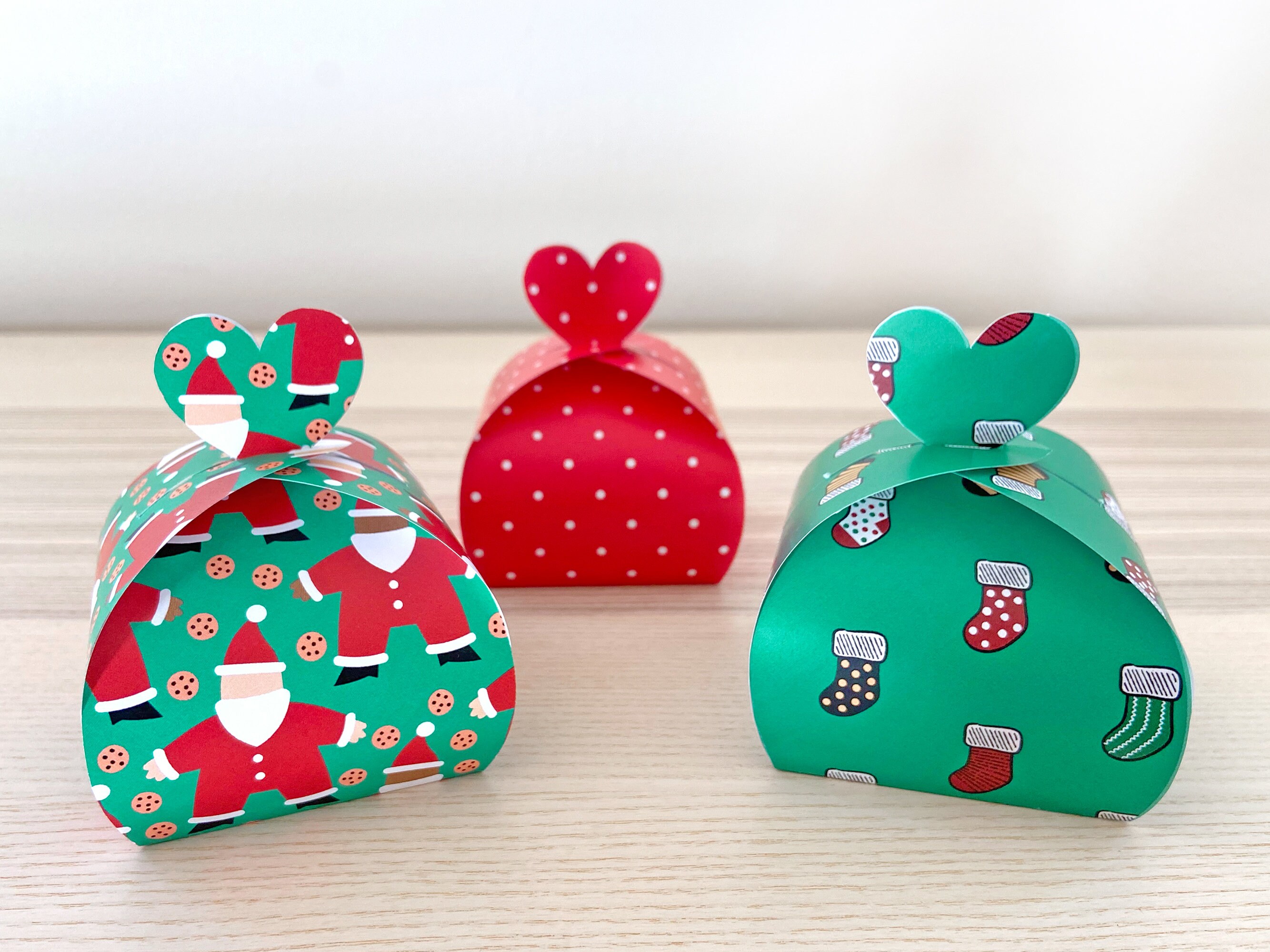 DIY Printable Gift Box With Christmas Prints, Instant Download for ...