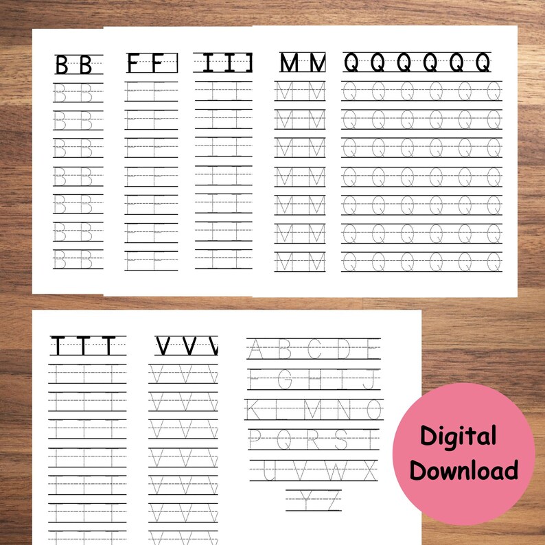 Printable Uppercase and Lowercase Formation Practise Worksheets 54 Page ...