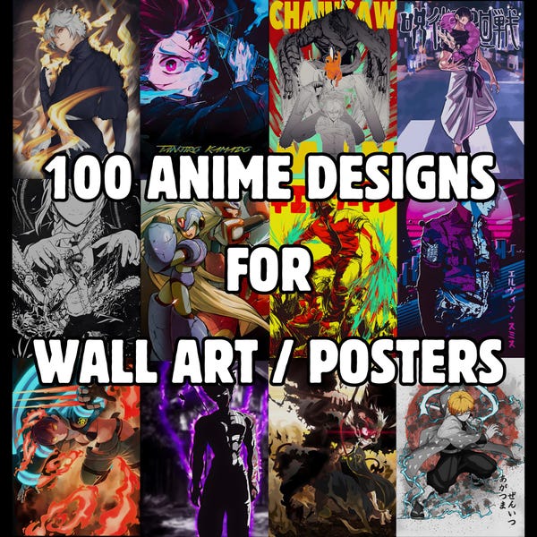Anime Poster - Etsy