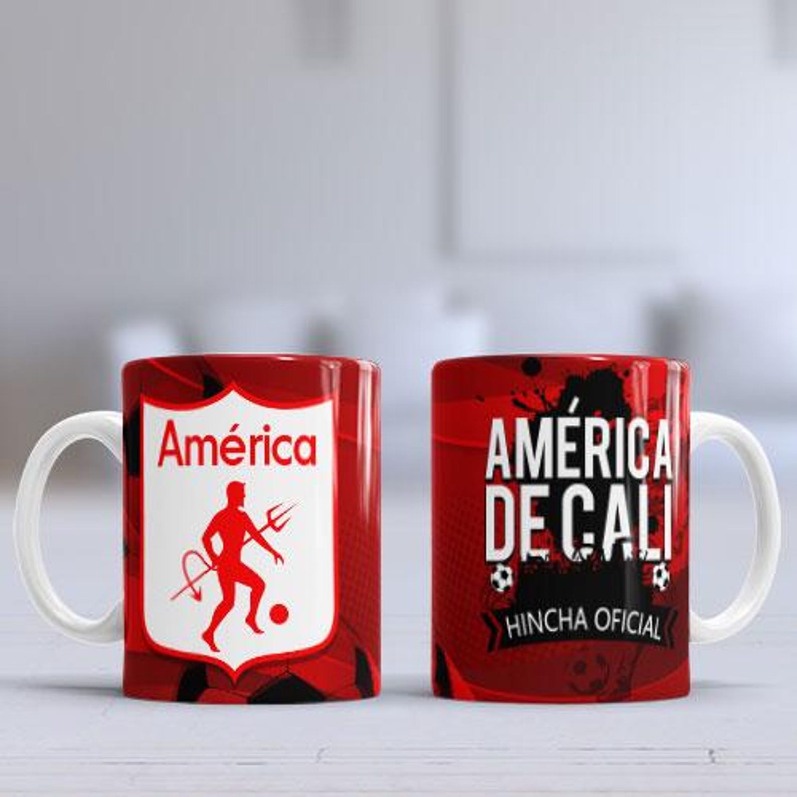 Mug Designs of Colombian Soccer Teams Gift for Him Colombia Art ...