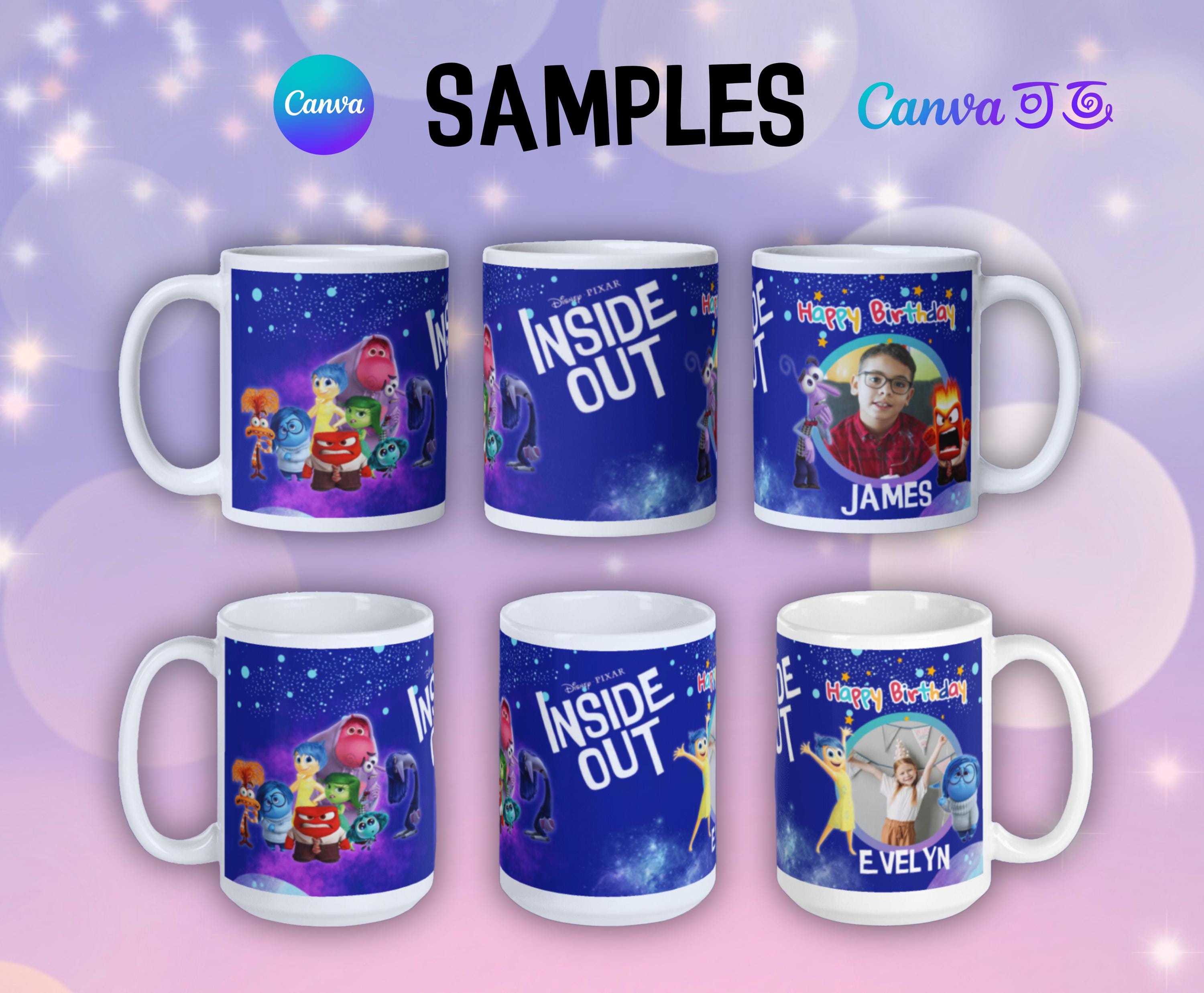Inside Out 2 Mug Wrap Birthday Editable Mug Inside Out Canva Editable ...