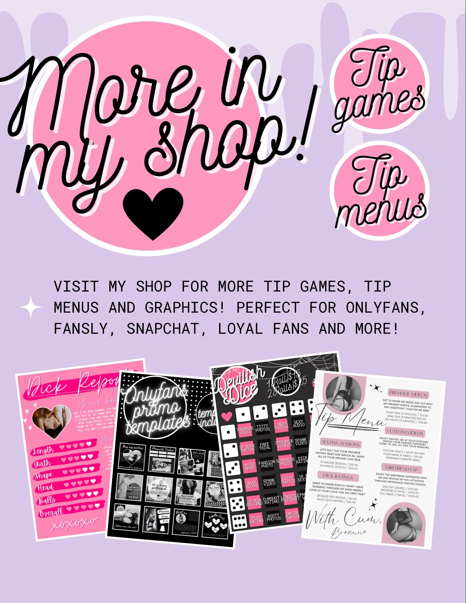 Onlyfans Promo Graphic Bundle, Tipping Graphics, Editable Posts, Daily ...