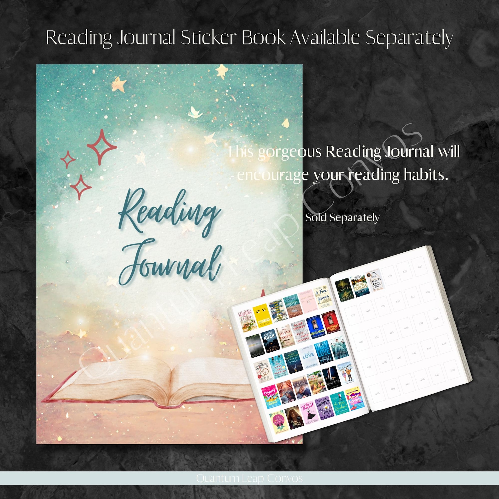 200+ Booktok Fantasy Book Cover Stickers: Printable Planner Bundle ...