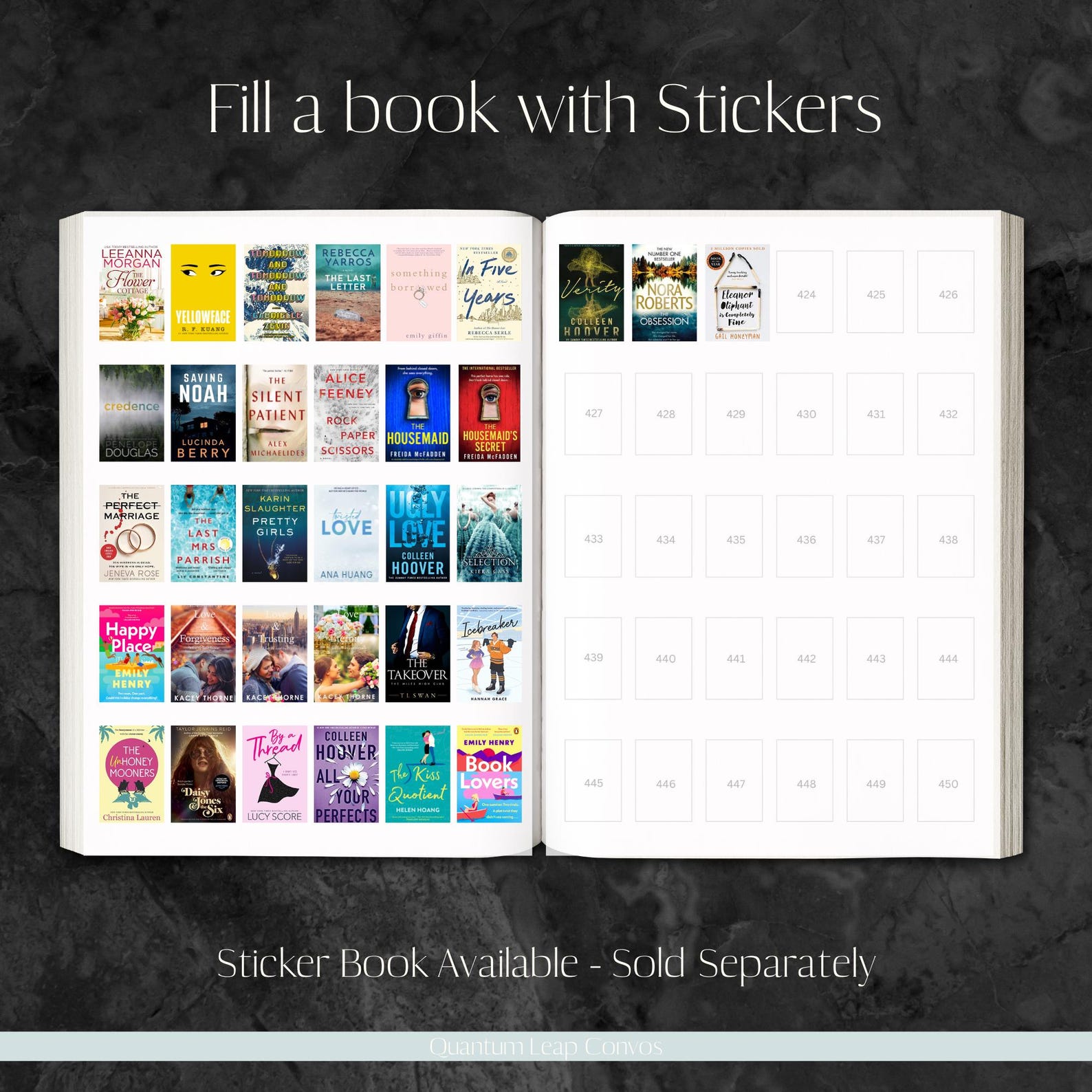 200+ Booktok Fantasy Book Cover Stickers: Printable Planner Bundle ...
