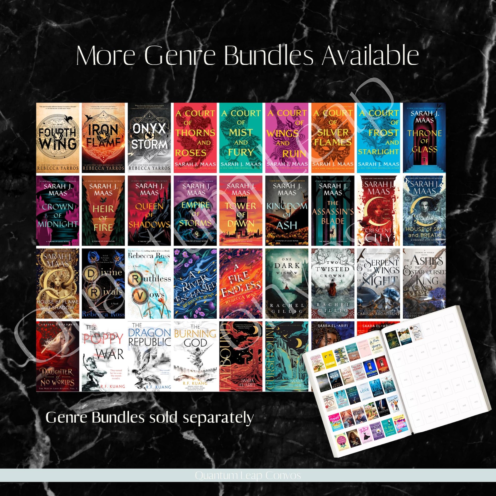 Booktok Dark Romance Sticker Bundle: 200+ Printable Book Cover Art (PDF ...