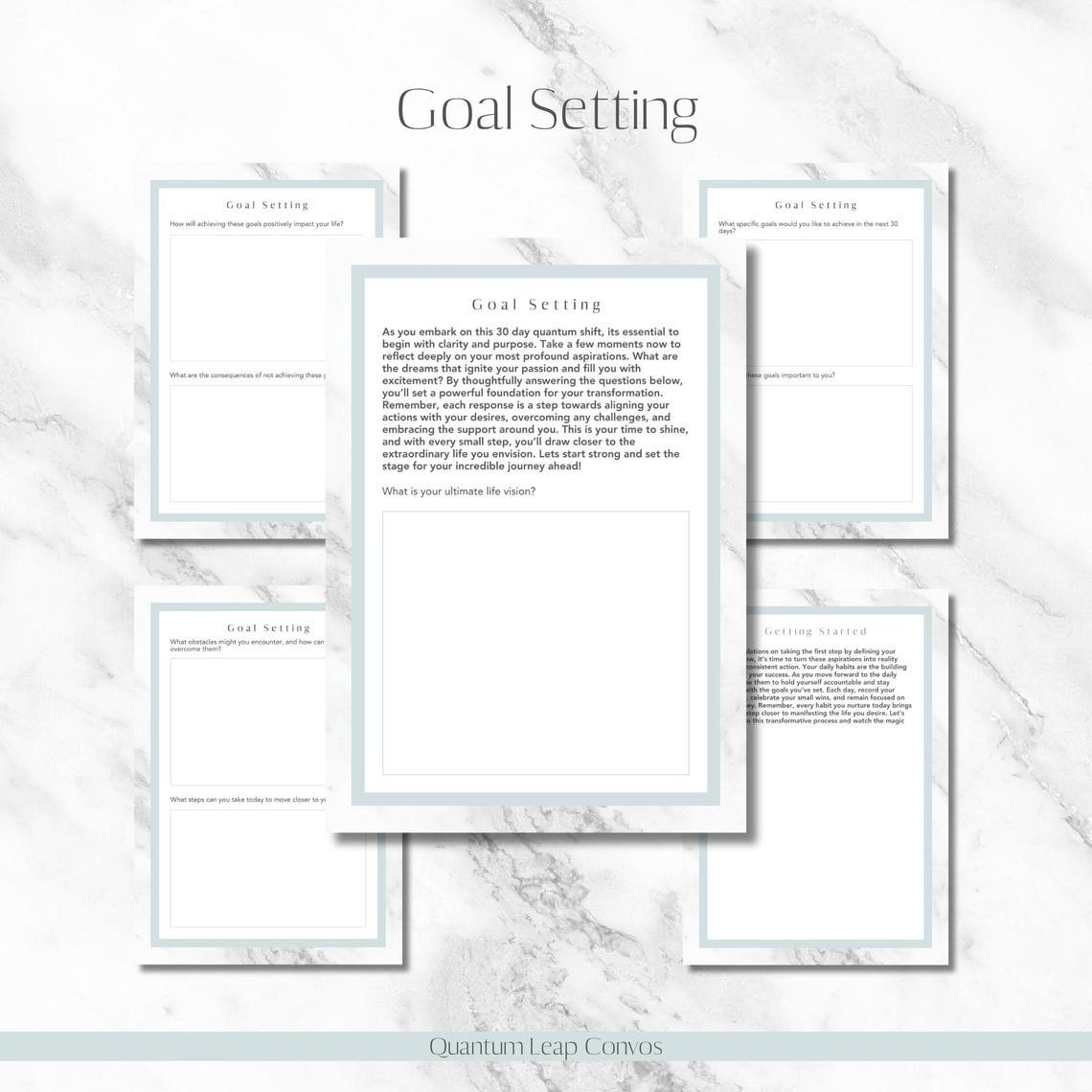 Quantum Shift Manifestation Challenge, 30 Day Journal, Law of ...