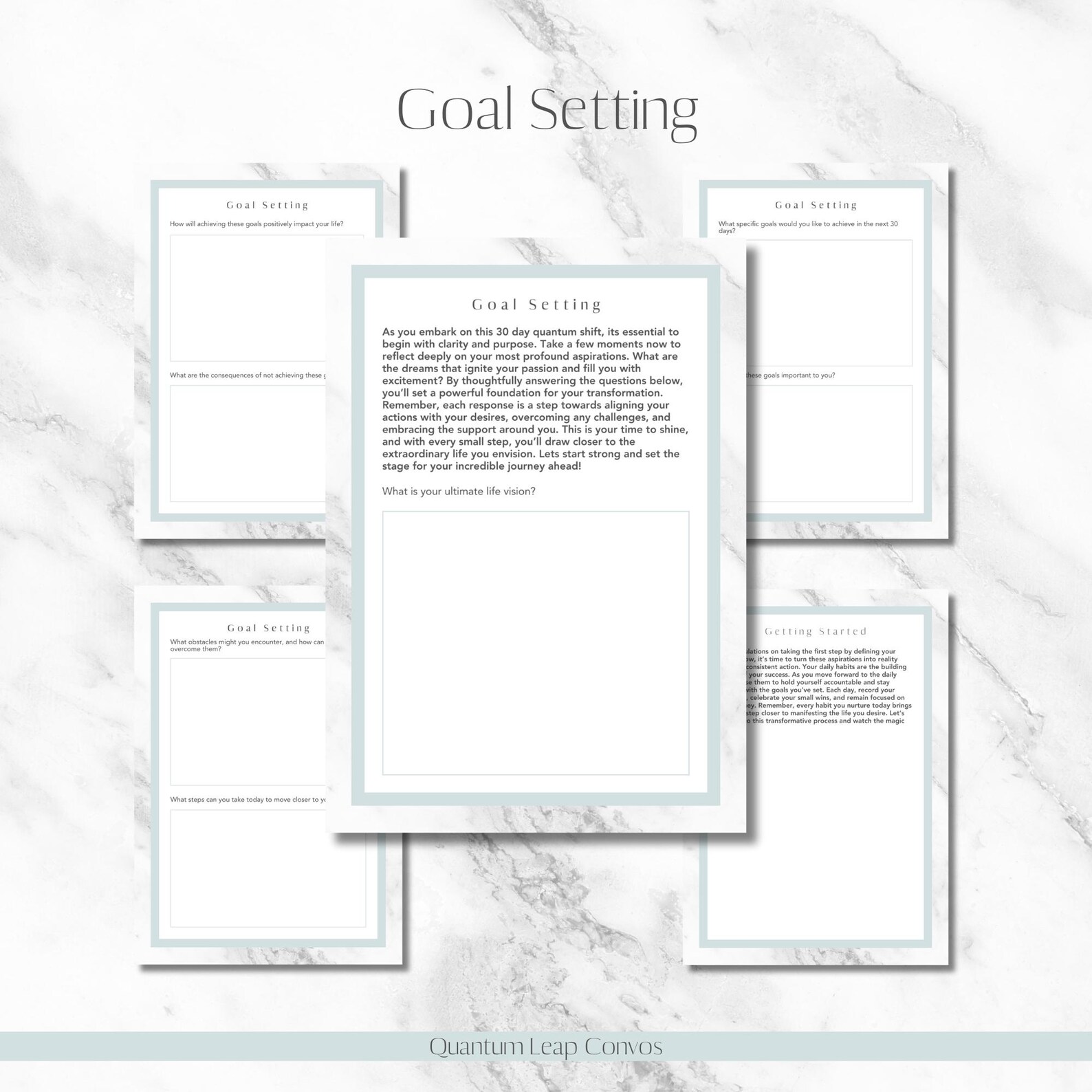 Quantum Shift Manifestation Challenge, 30 Day Journal, Law of ...