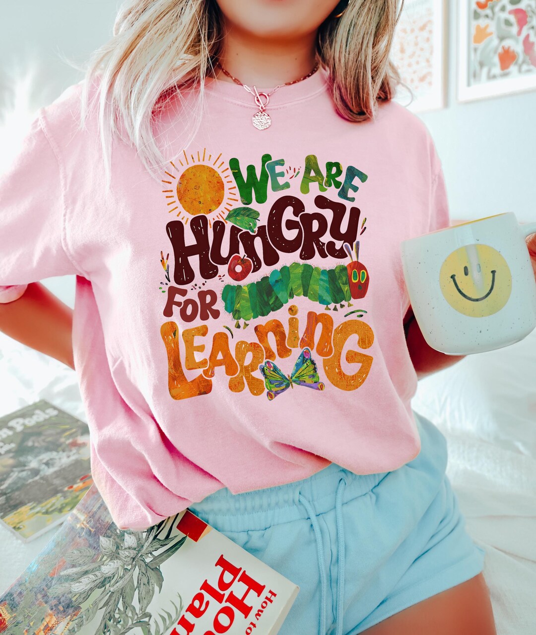 Comfort Colors® We Are Hungry for Learning Shirt, Back to School Gift ...