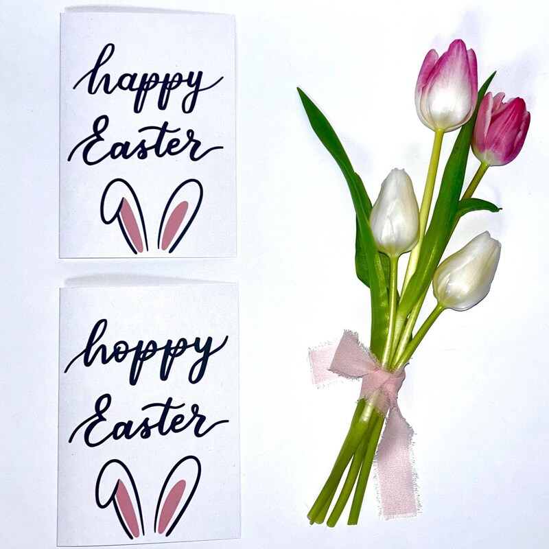 Calligraphy Easter Card - Etsy UK