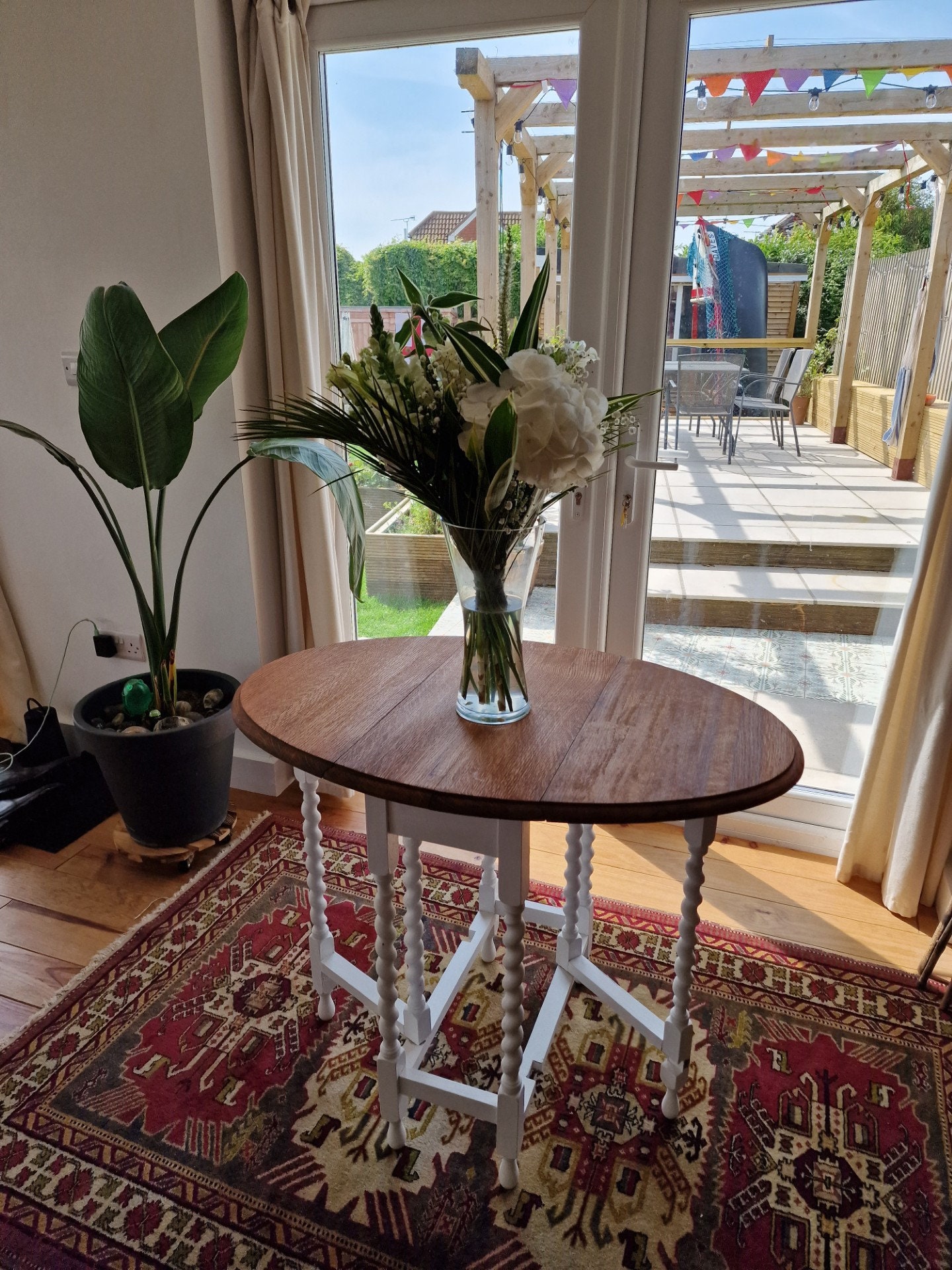 Drop Leaf Barley Twist Table. Etsy
