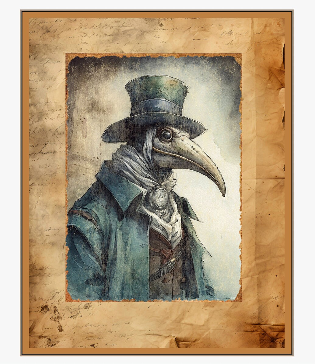 Steampunk Plaque Doctor II Print -clockwork Gears and Clocks Print ...