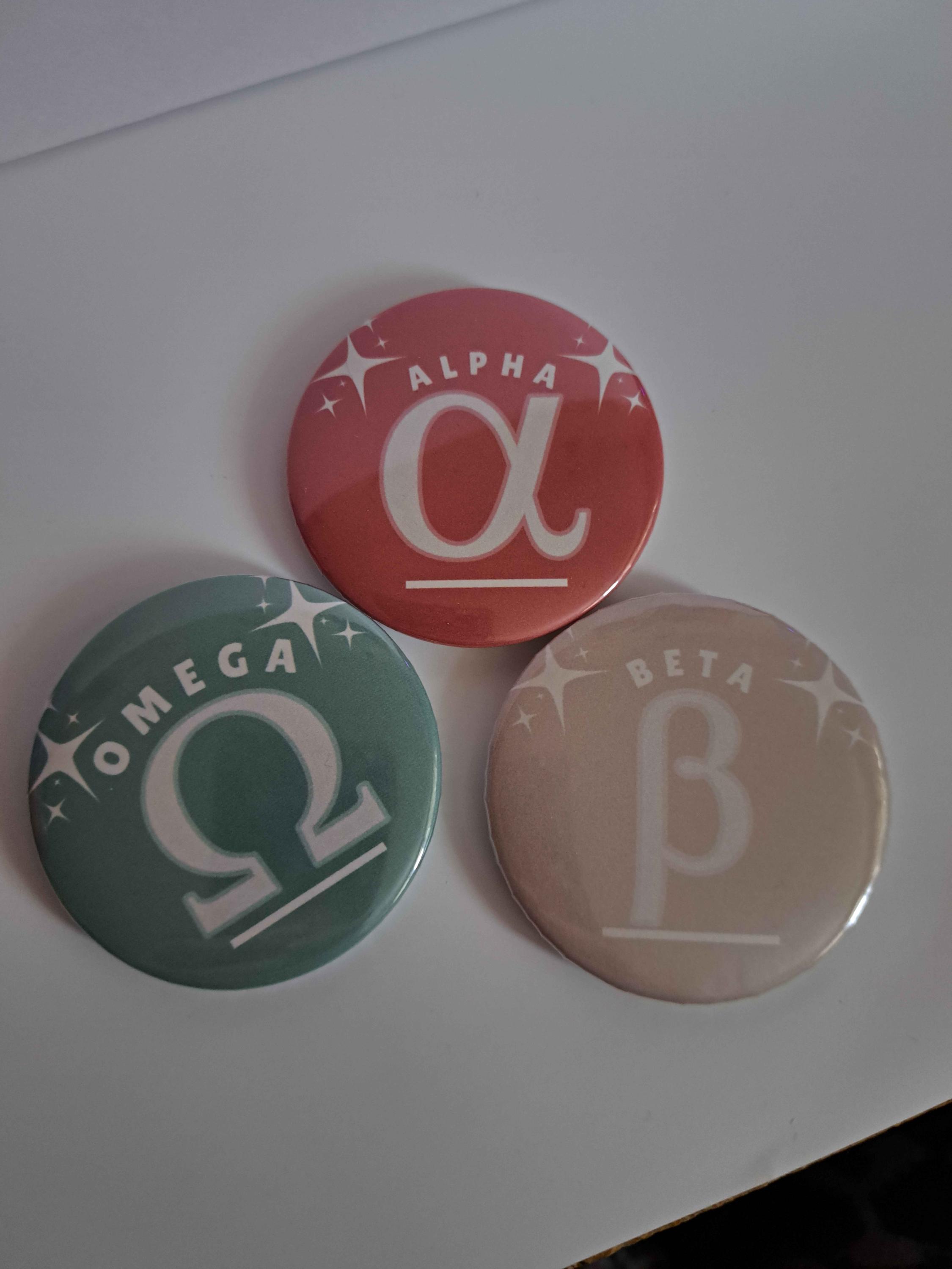 Omegaverse Classification Button Pins Badge AO3 Book Trope Funny Pin - Etsy
