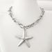 Chunky Starfish Pendant Necklace: Stainless Steel, Beach Jewelry - Etsy