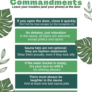 Funny Sauna Sign | Printable Sauna Wall Poster | Spa Wall Art in 3 ...
