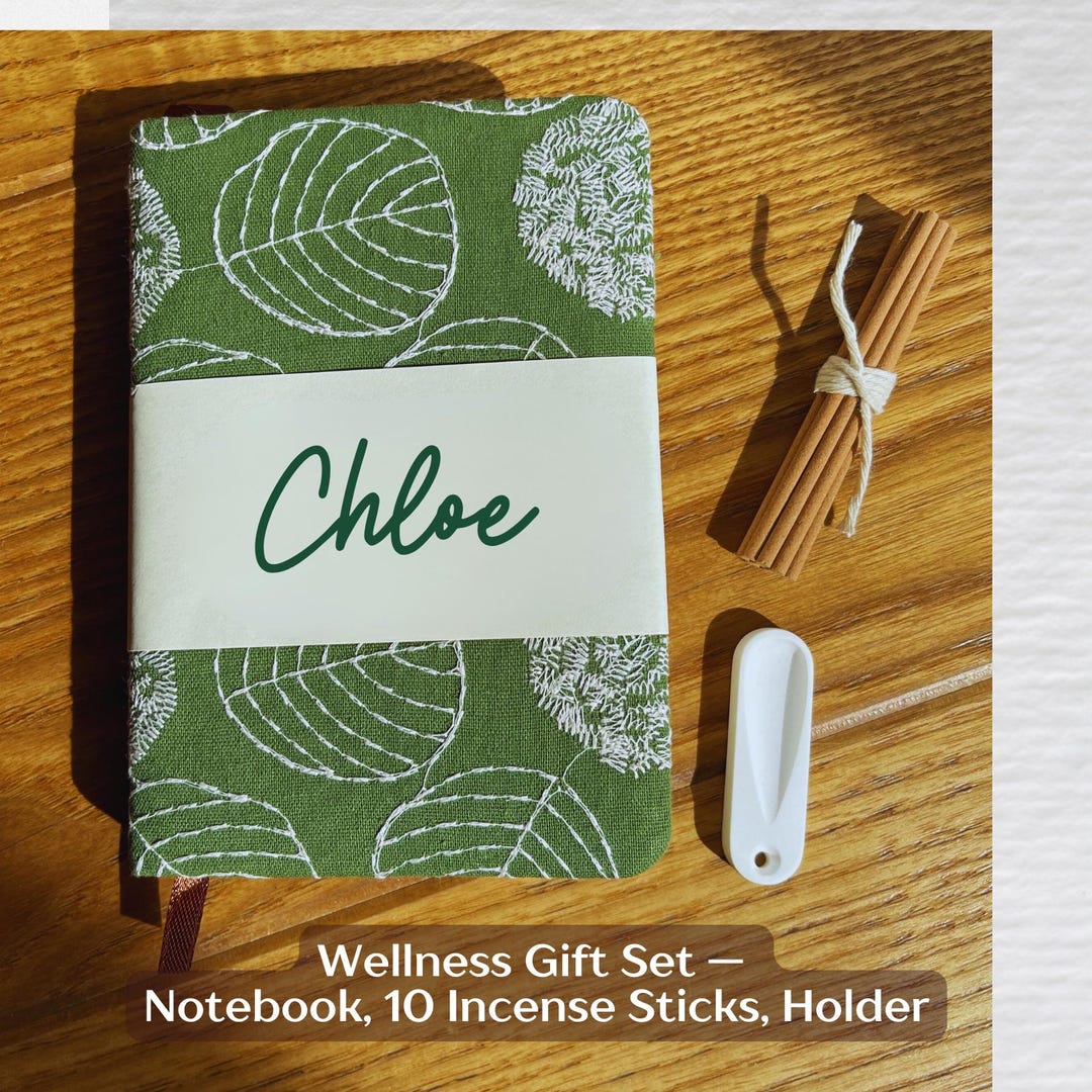 Let It Go Set – Personalized Self-care Gift Box With Linen Journal ...