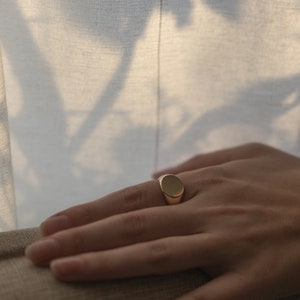 Handmade Statement Signet Ring - Etsy