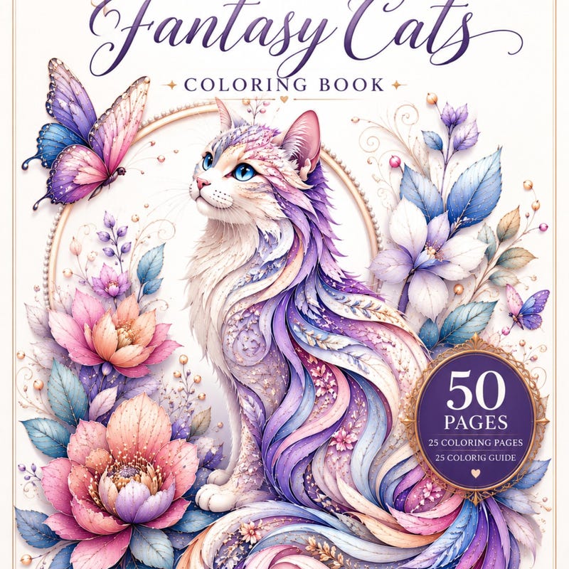 Layered Book Coloring - Etsy
