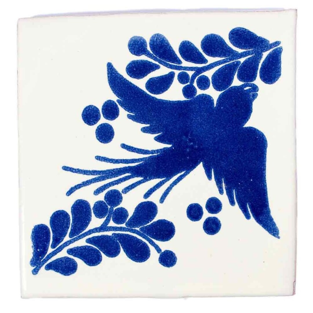 Paloma Blue – sample Hand Made Glaze Terracotta Wall Tiles 105mm X ...