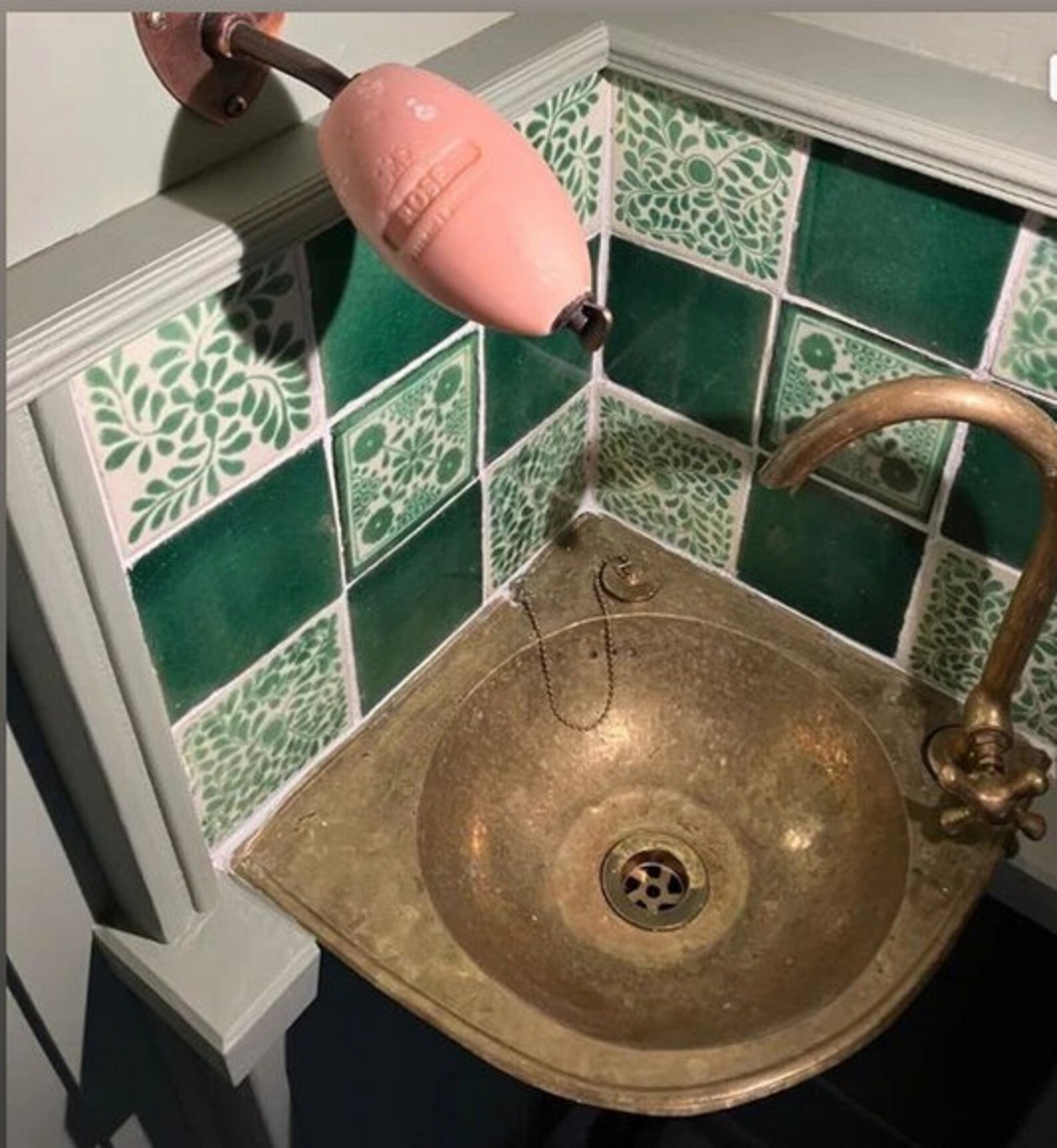 100 X Capelo Green Hand Made Glaze Terracotta Wall Tiles 105mm X 105mm ...
