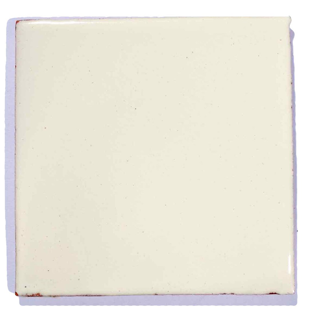 Sample – Mexican White Hand Made Glazed Terracotta Wall Tile 105mm X ...