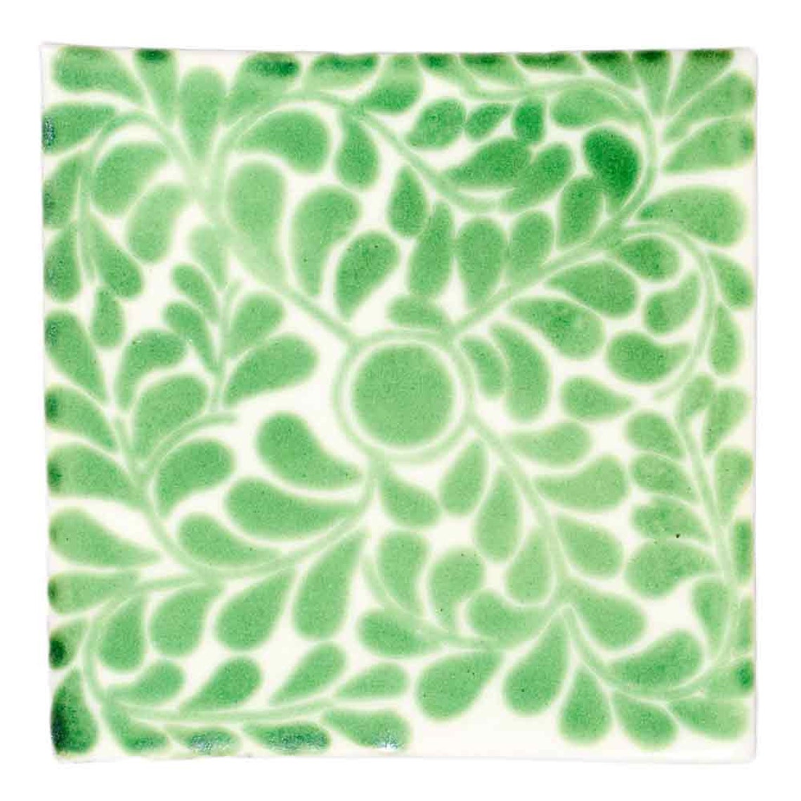 100 X Capelo Green Hand Made Glaze Terracotta Wall Tiles 105mm X 105mm ...
