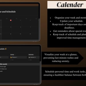 Dark Academia Notion Student Planner Template (digital Download) - Etsy