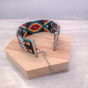 Native American Inspiration Beaded Bracelet, Ethnic Jewelry - Etsy
