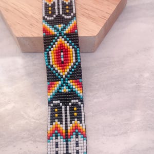 Native American Inspiration Beaded Bracelet, Ethnic Jewelry - Etsy