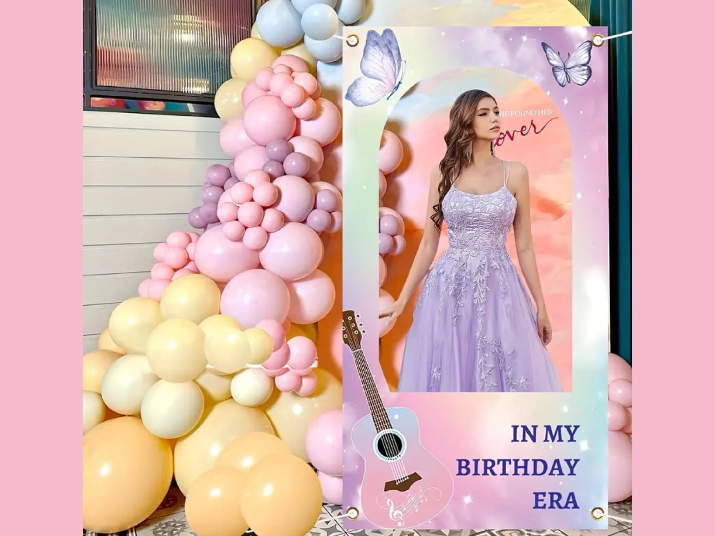 In My Birthday Era Photo Booth Banner Prop Taylor Swift Birthday ...