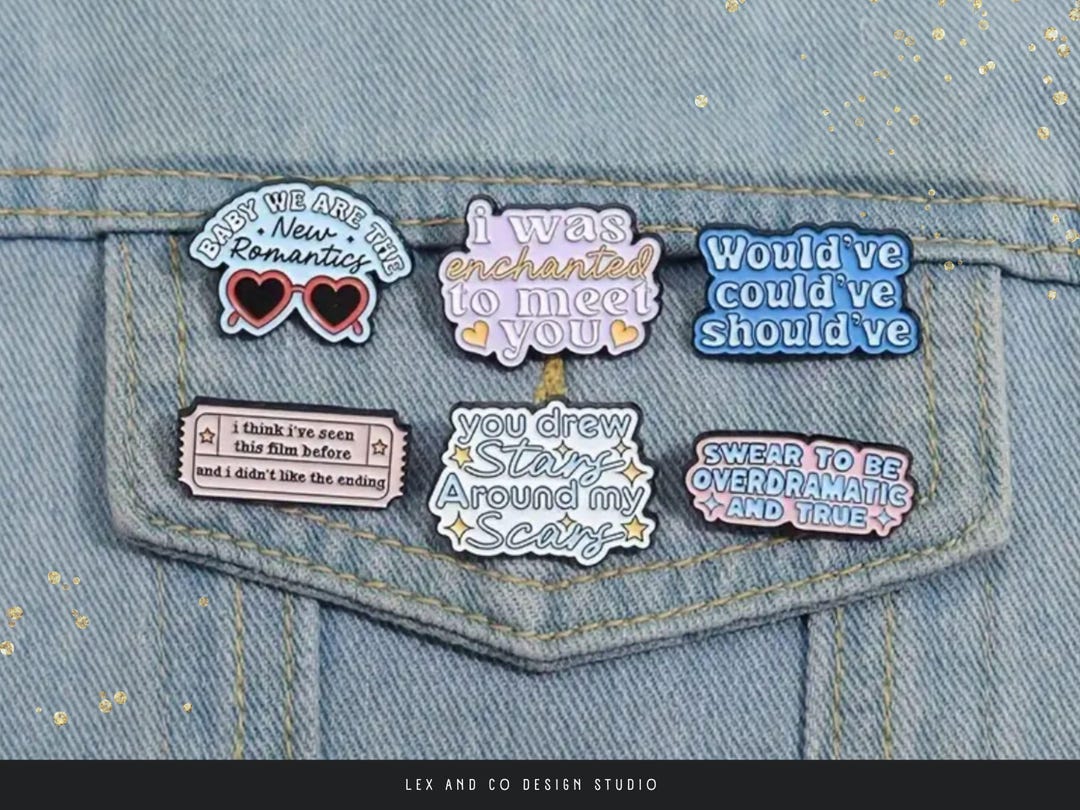 RARE Complete Set Taylor Swift Enamel Pins Gift for Swiftie, Taylor ...