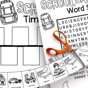 School, Education, Activity, Colouring, Word Search, Time Line, Sheets ...