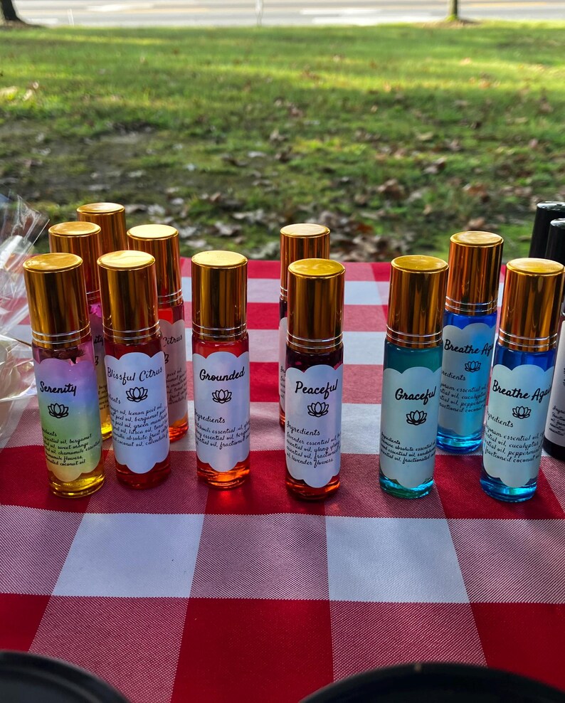 Roll on Essential Oil Natural Perfume - Etsy