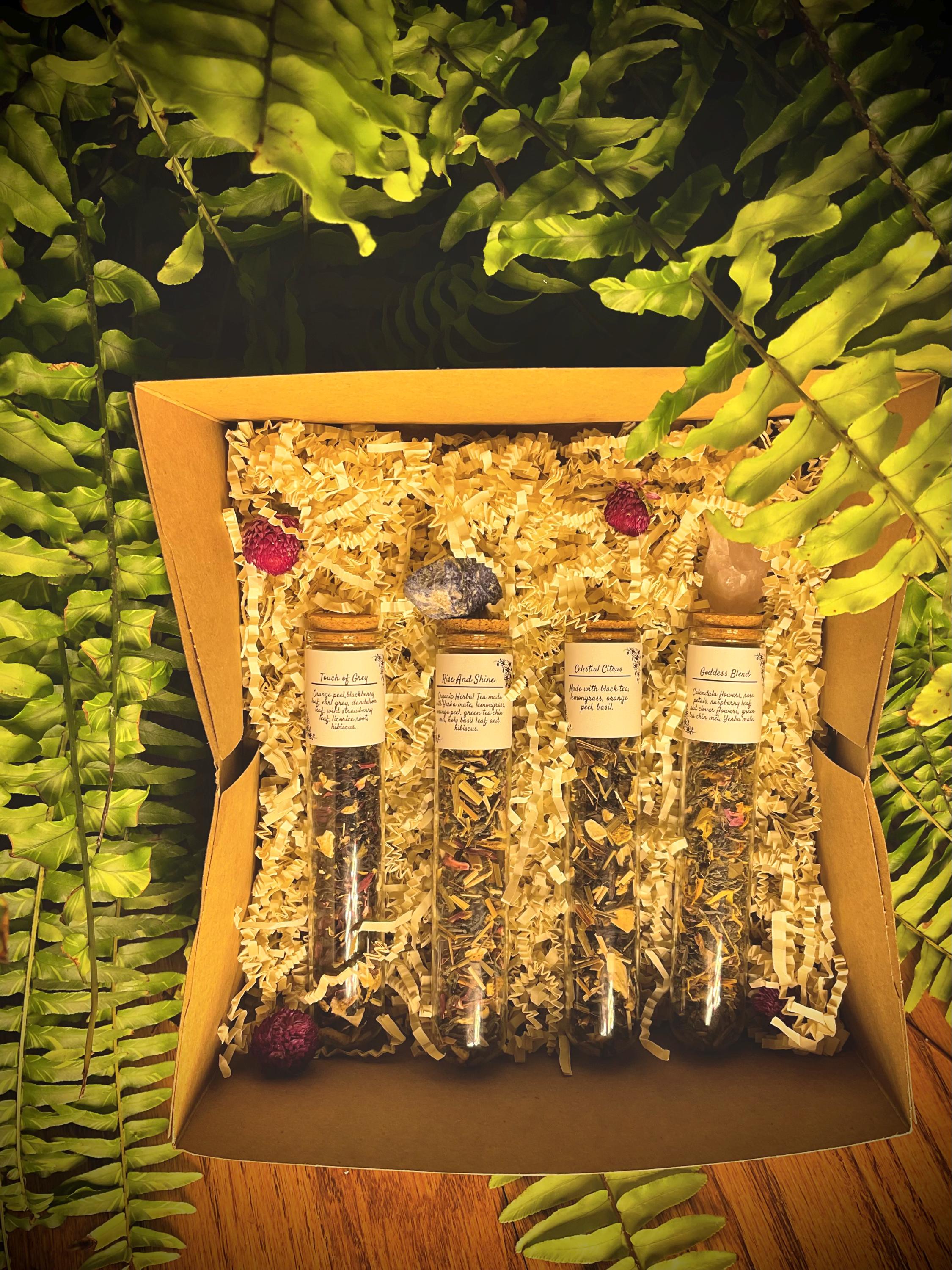 Organic Herbal Tea Glass Vials - Etsy