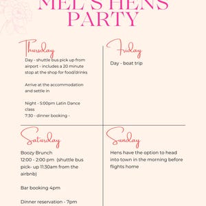 Printable Hens Weekend Invitation | Bridal Weekend Invitation | Canva ...