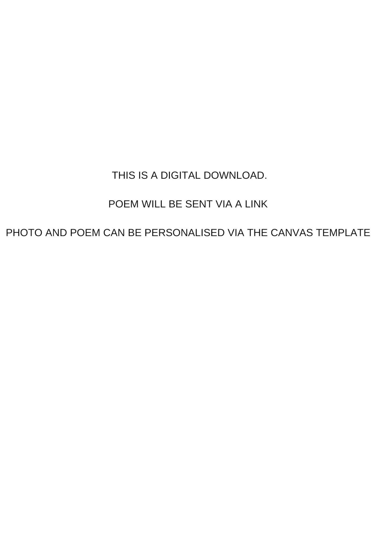 Sympathy Poem, You, DIGITAL DOWNLOAD, Loss of a Partner, Loss of a ...