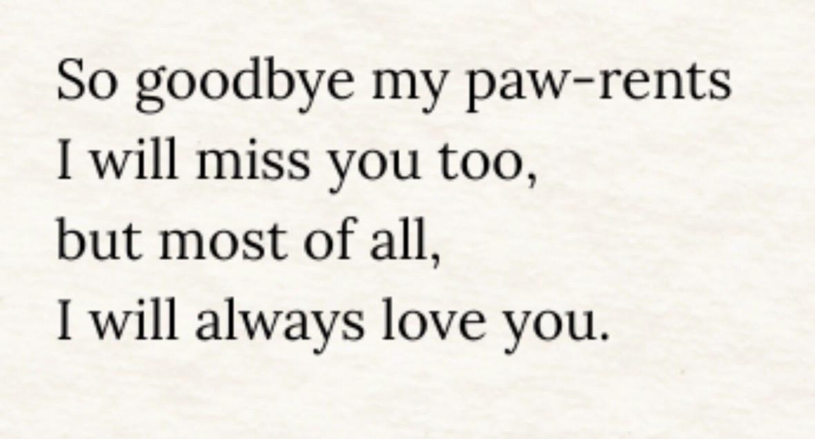 Dog Memorial Poem – “to My Paw-rents” | Loss of Dog Gift | Rainbow ...